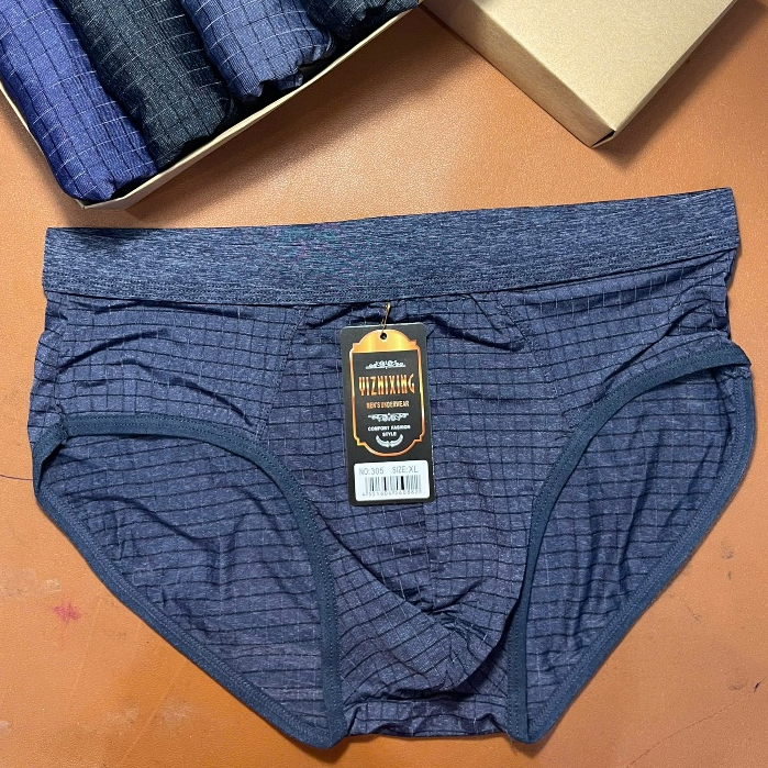 High-quality men's triangle underwear QN305, 4-way stretch men's cross ...