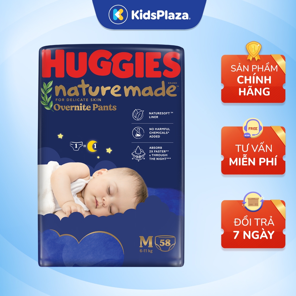 [CB4] Huggies Naturemade diapers - NIGHT diapers, full size for baby EC ...