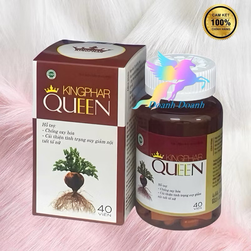 Kingphar 1 Queen - Box of 40 tablets - Balances female hormones ...