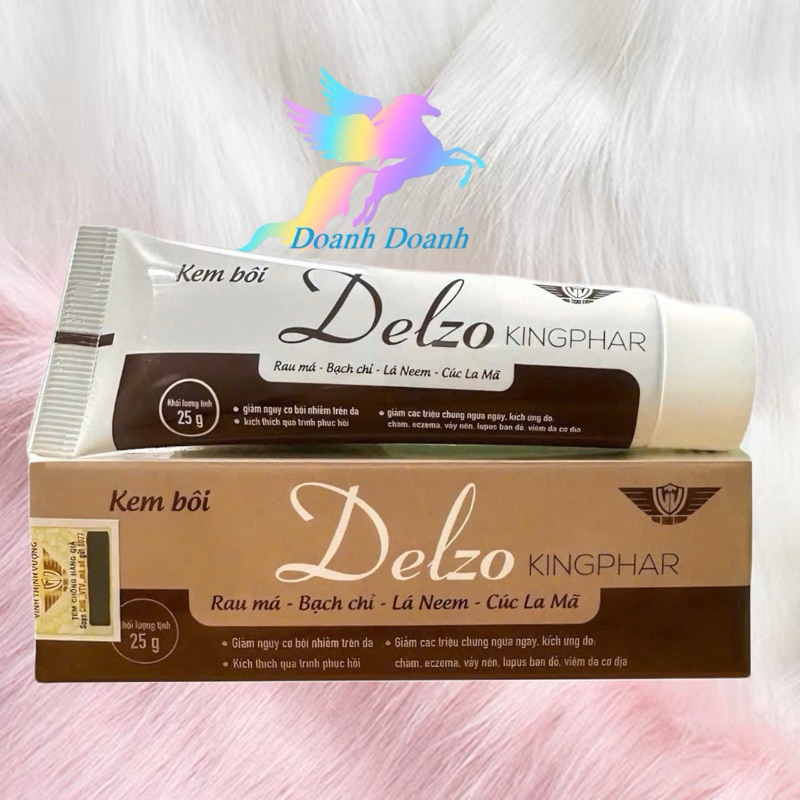 Delzo kingphar 5 herbal skin cream, tube 25 grams, rashes, hives ...