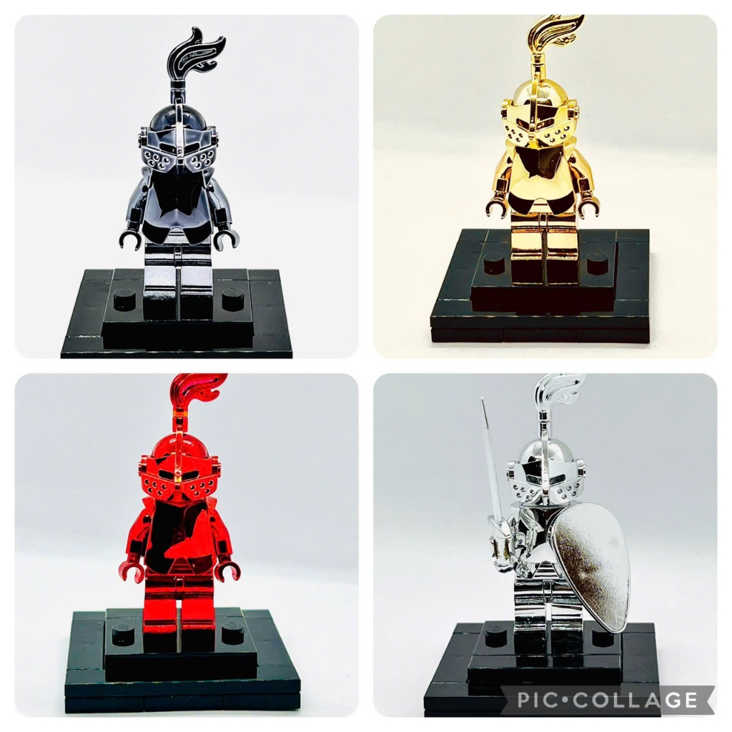 LEGO MINIFIGURES SG MA - LEGO CUSTOM CHROME CHARACTERS ASSEMBLY TOY ...