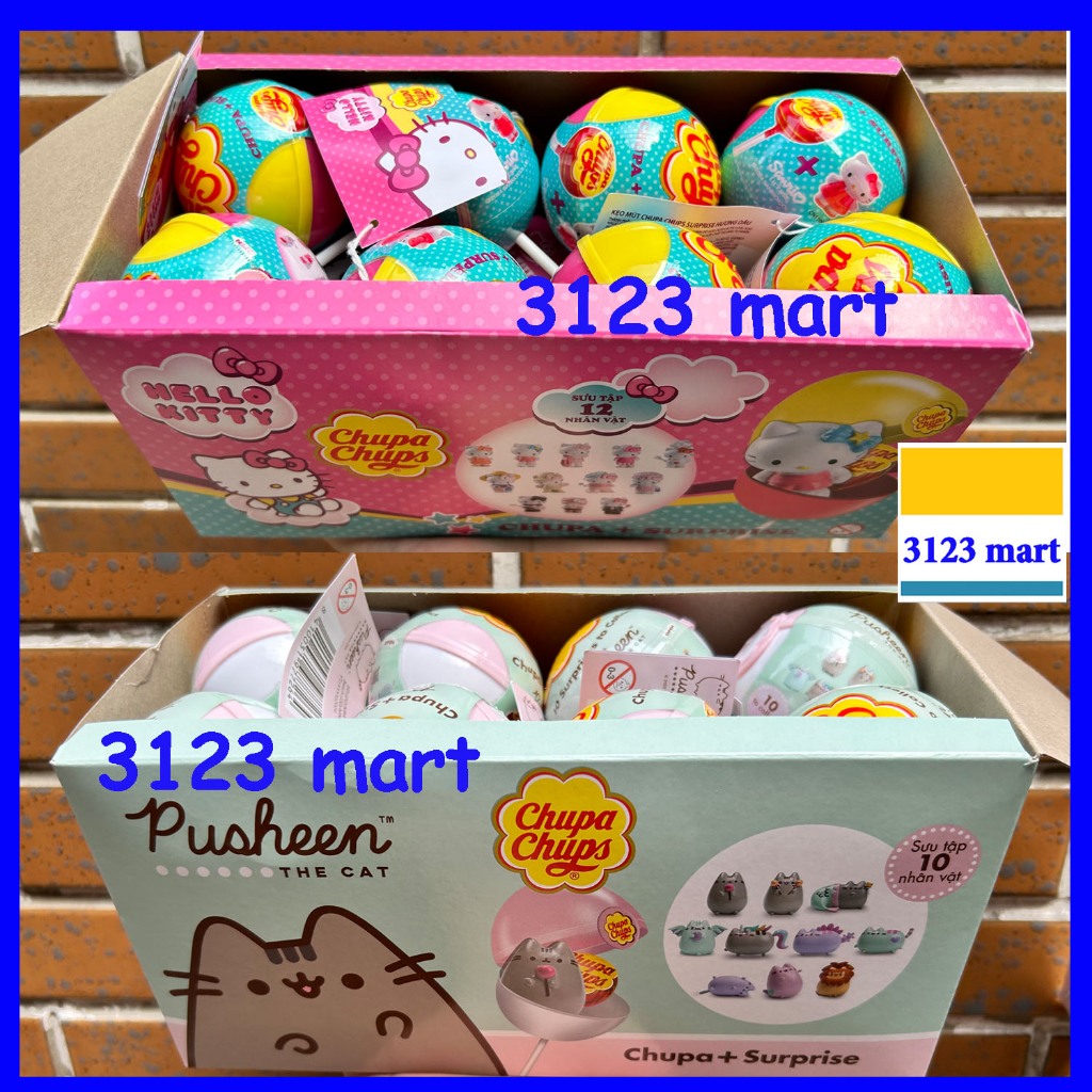 (expiry date 11/2026)(Box of 16) Chupa Chups SURPRISE lollipops with ...