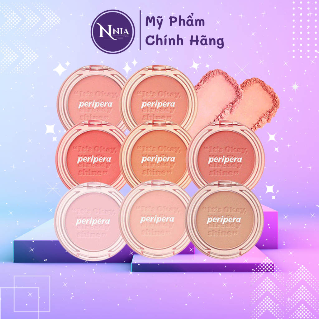 PERIPERA Blush - Pure Blushed Sunshine Cheek [N204] | Shopee Singapore