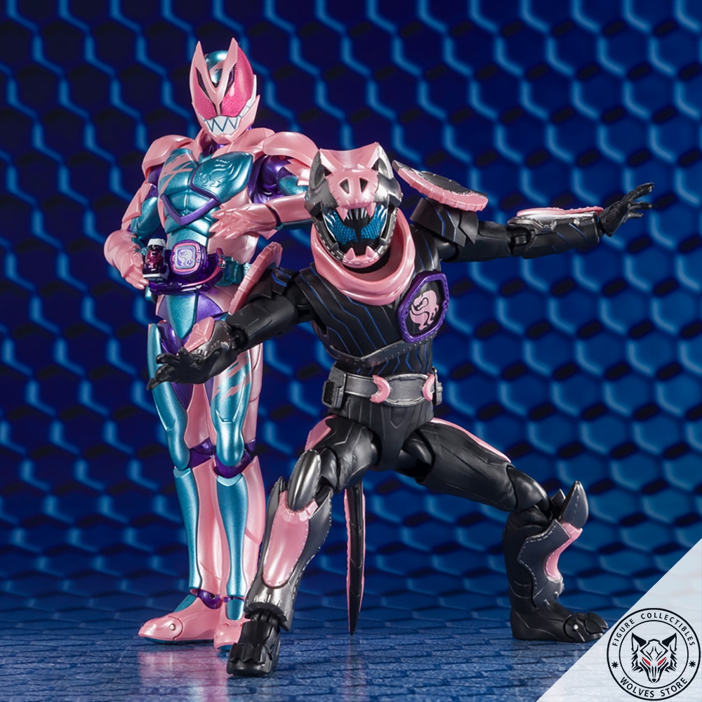 Genuine model shf Kamen Rider Reviv Rex Genome and shf Kamen Rider vice ...