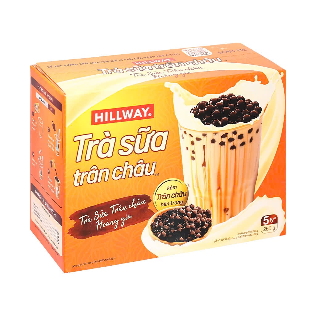 Hillway pearl milk tea box 260g | Shopee Singapore