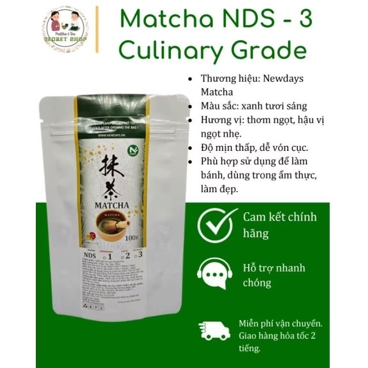 Universal Uji MATCHA Tea Powder 100grs - MATCHA NDS 3 (Culinary Grade ...