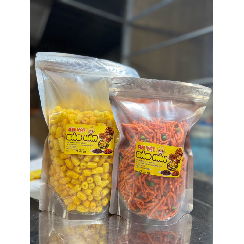 Combo 1kg of snacks (500 grams of chips + 500 grams of fried pasta with ...