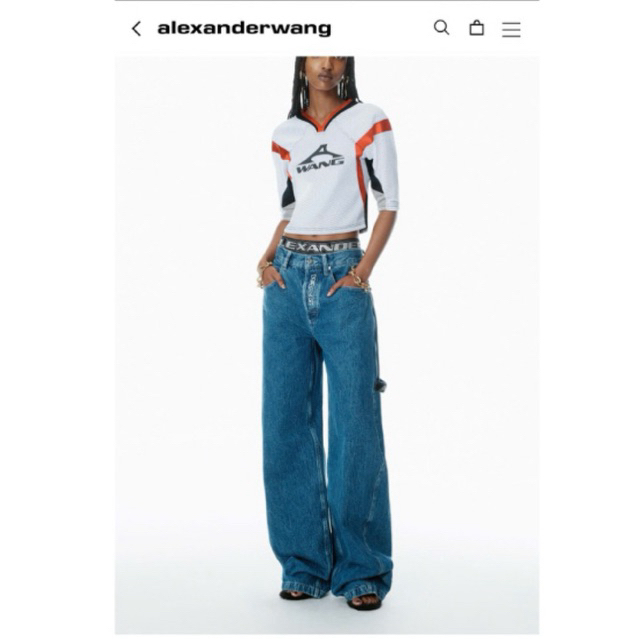 Alex W Wide Leg Jeans | Shopee Singapore