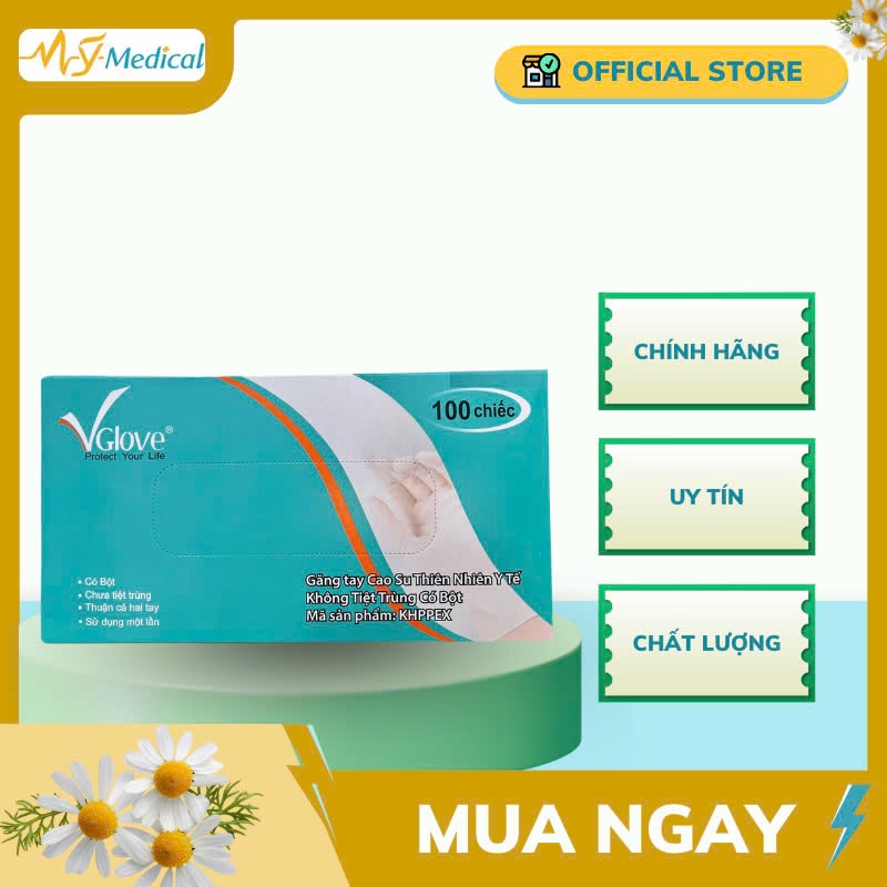Vglove powdered medical gloves (Box of 100) | Shopee Singapore