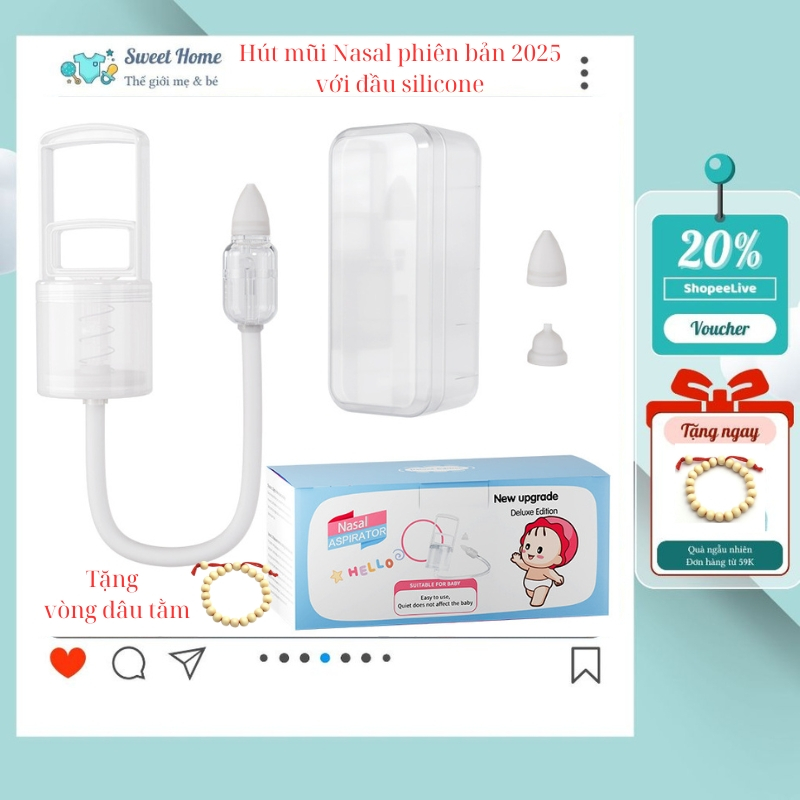 [new Model] Nasal Nasal Aspirator 2025 Version For Babies, Safe, Smooth 