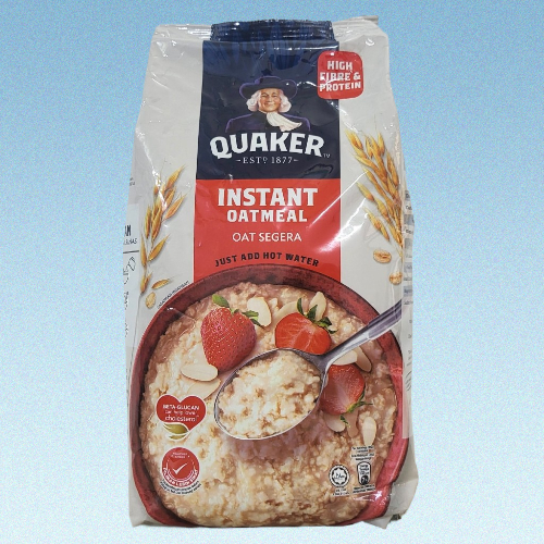 QUAKER ++ LARGE BAG 1 Kg ++ Instant PURE OATS / MALAYSIA / Instant ...