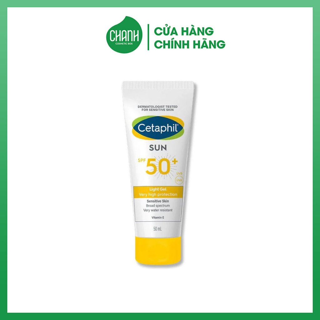 Cetaphil Light Gel Sunscreen SPF50+ 50ml | Shopee Singapore