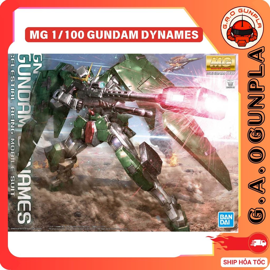 Genuine Bandai GUNDAM Assembly Model MG 1/100 GUNDAM DYNAMES | Shopee ...