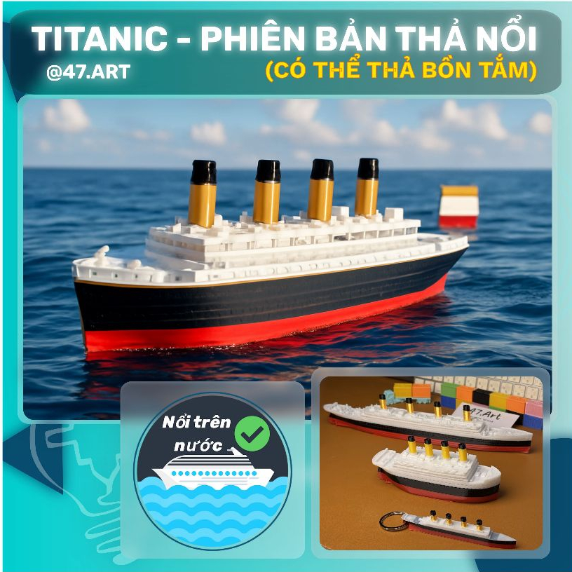 Titanic ship model Dropping Water Tank [M.H.V - CAR/CAR/WATER] RMS ...