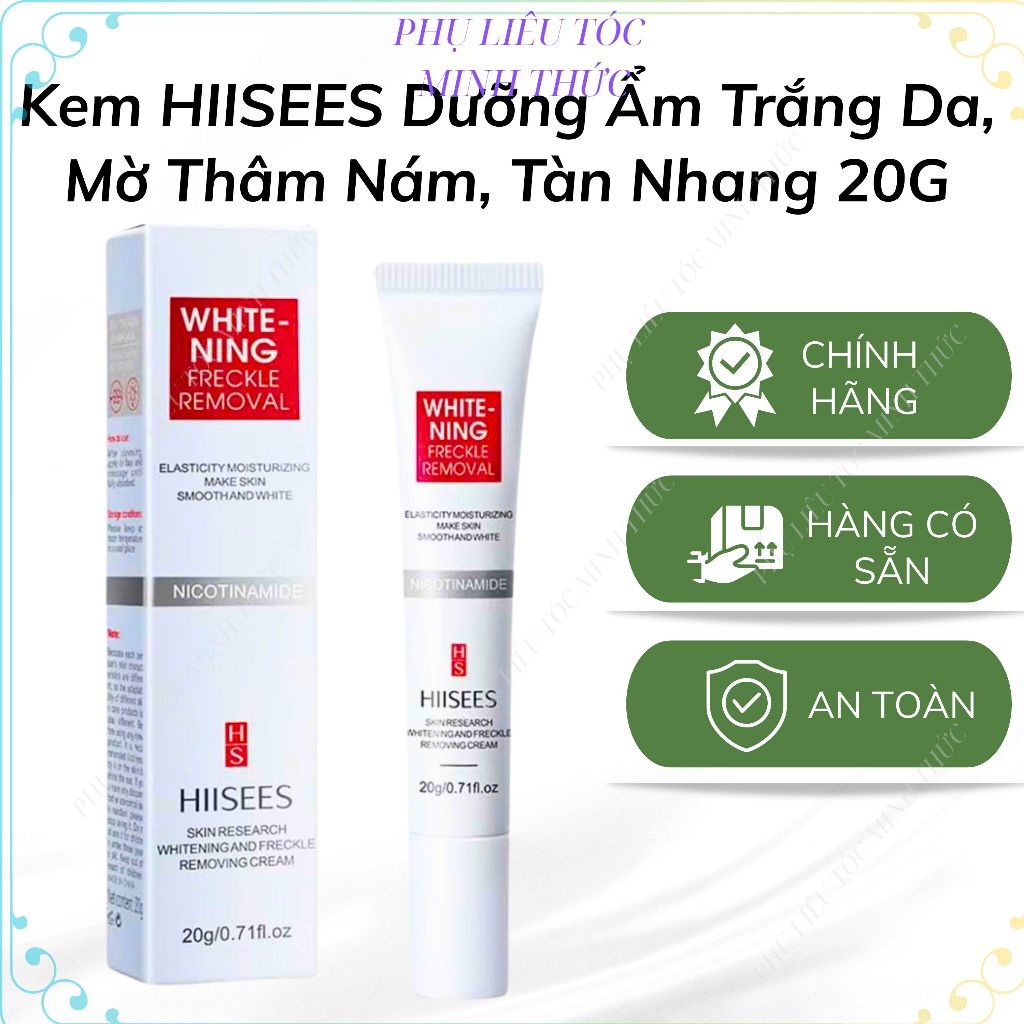 Hiisees Skin Whitening Cream 20G – Comprehensive Skin Care Solution ...