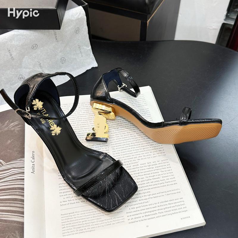Nbkshoesstudio 7cm high heel Sandal | Shopee Singapore