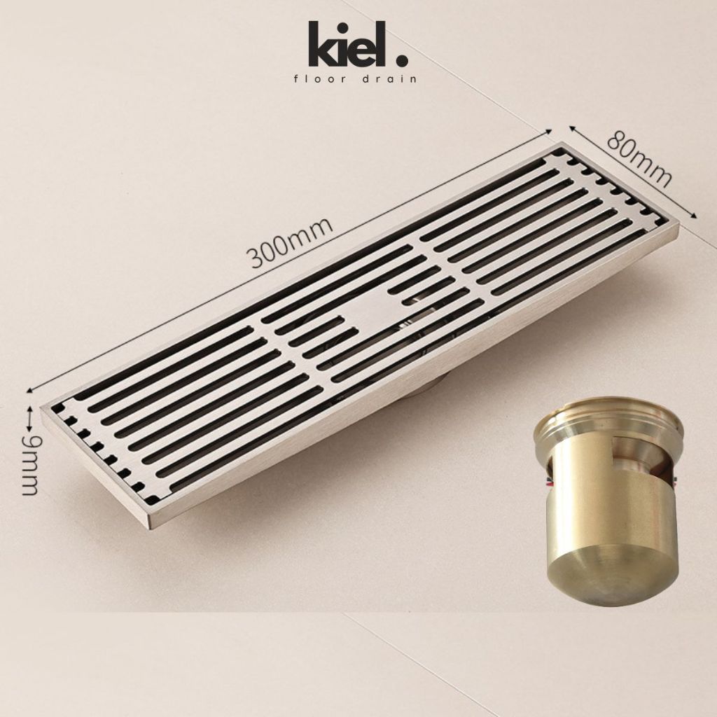 Bathroom floor drain funnel 8x30cm made of high quality 304 stainless ...