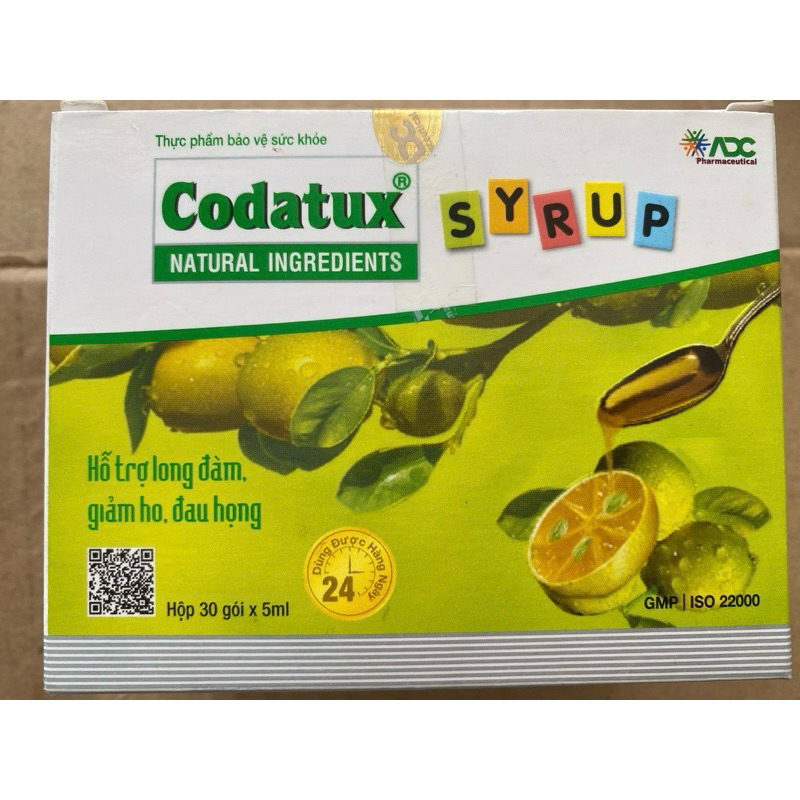 Codatux syrup relieves cough, clears phlegm, sore throat due to cough ...