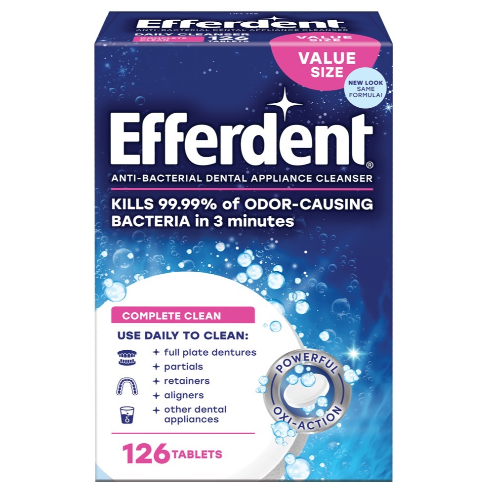 Blister of 6 Efferdent Denture Soaking Tablets | Shopee Singapore