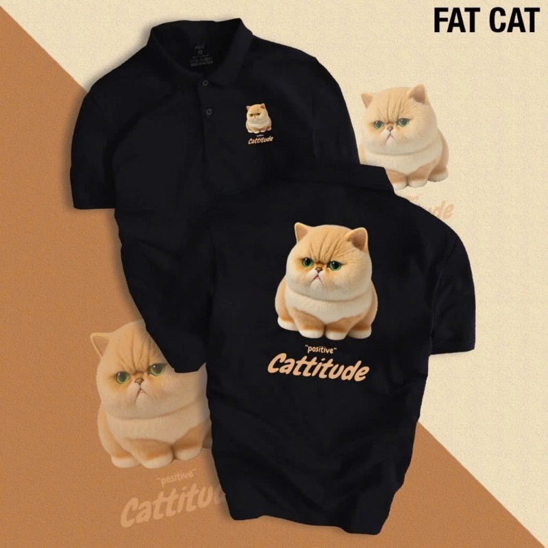FAT CAT Men's and Women's Polo T-shirt made of high quality CVC ...
