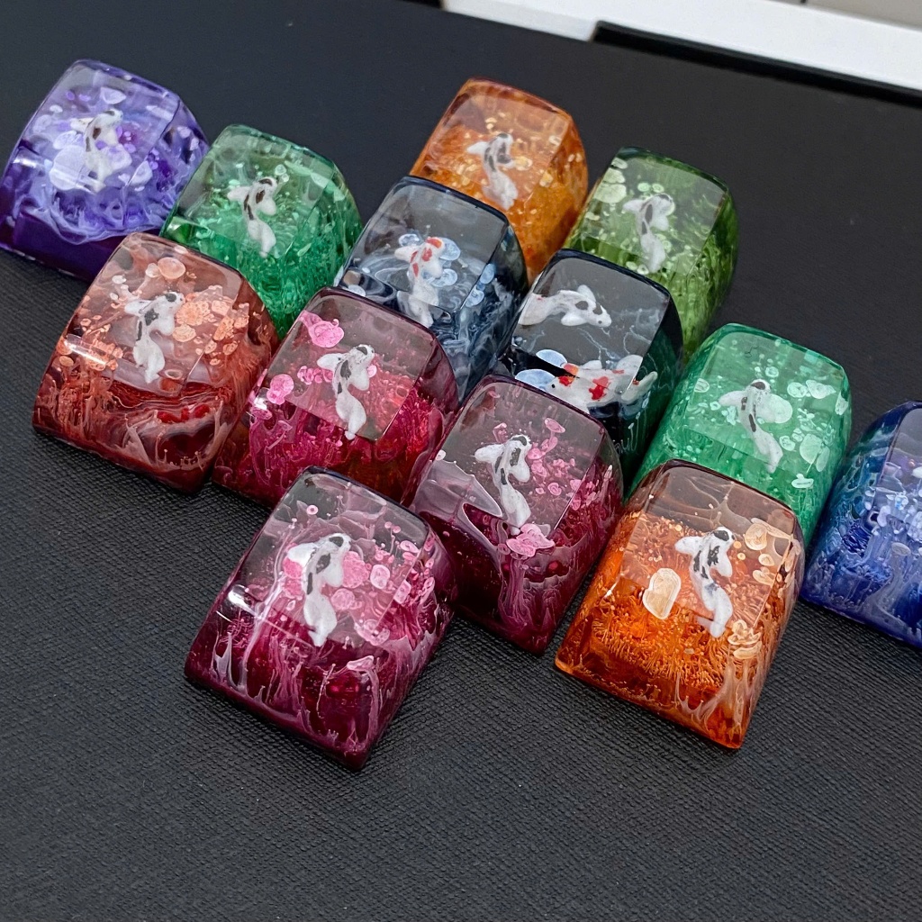 Keycap SA 1u Resin Koi Fish, Stingray (Custom Mechanical Keyboard ...