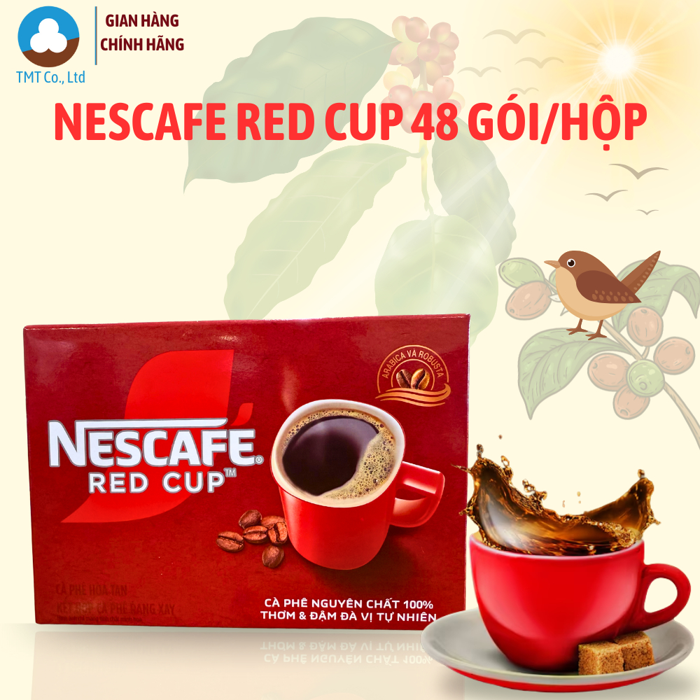 Nescafe Red Cup instant coffee 96g in packs (48 packs x 2g) | Shopee ...