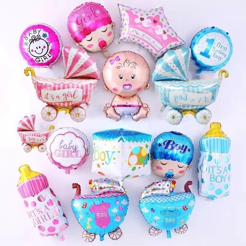 Crown Aluminum Balloons, Milk Bottles, Baby, Balloons for Boys, Girls ...