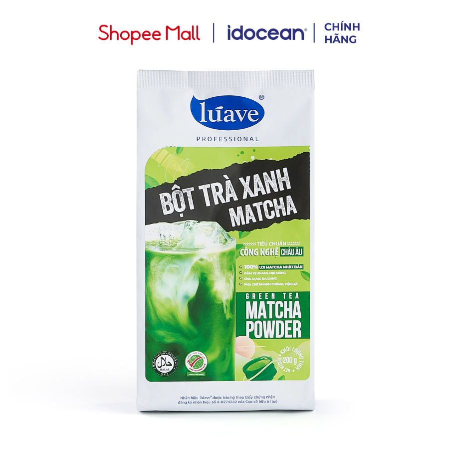 Luave Matcha Powder 200G - Japanese Uji Matcha, Umami Flavor, Mild ...