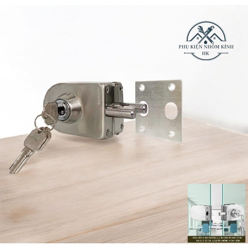 304 stainless steel frameless tempered glass door lock, wall type ...