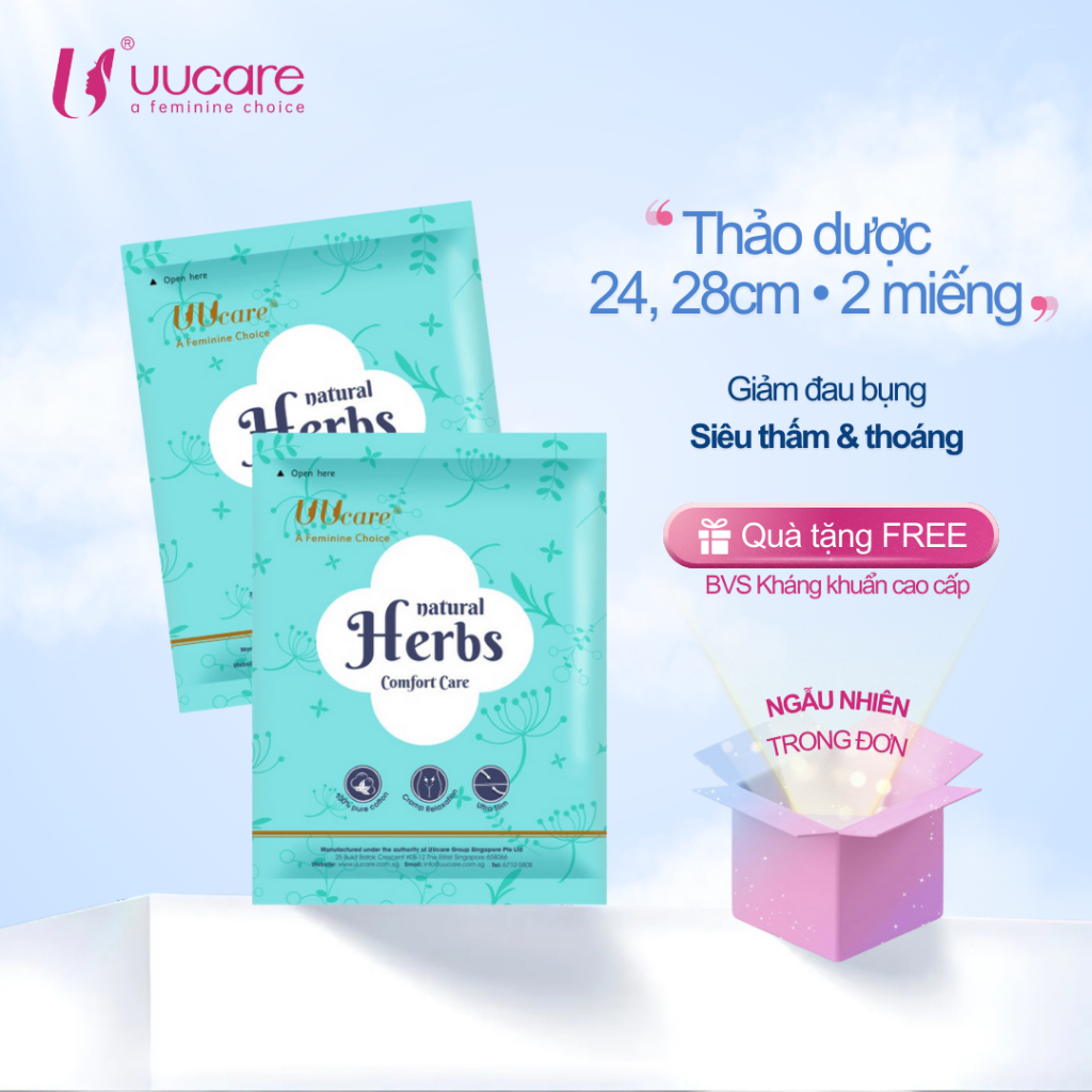 UUcare Herbal Sanitary Napkin (2 Trial Pads) | Shopee Singapore