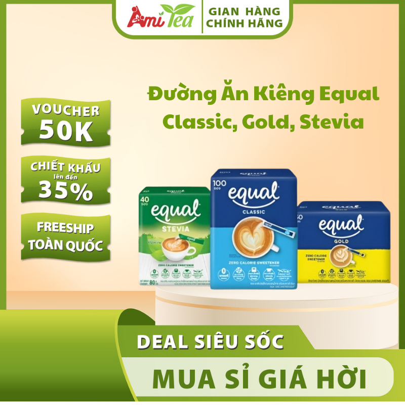 EQUAL Diet Sugar (Classic 25g, 50g & Stevia 40g) | Shopee Singapore