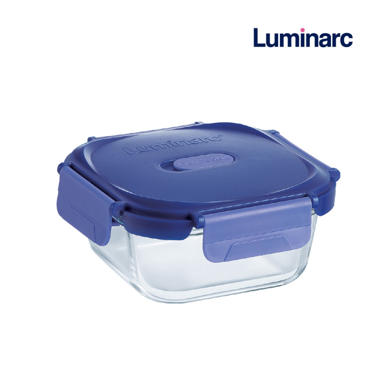 Luminarc Purebox Putina square glass box 520ml - V6446 | Shopee Singapore