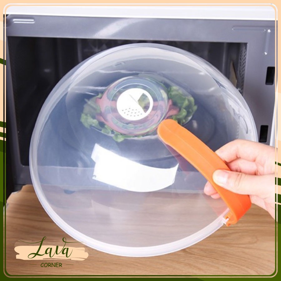 Microwave Oven Cover, Convenient Insulated Anti-Splash Transparent Food ...