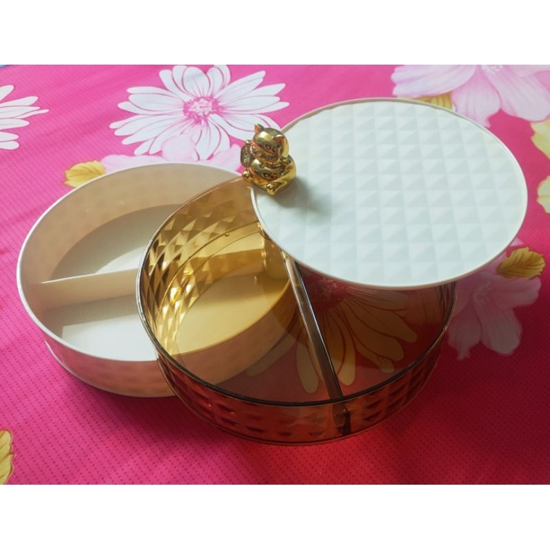 2-tier multi-purpose plastic tray (Tlý) | Shopee Singapore