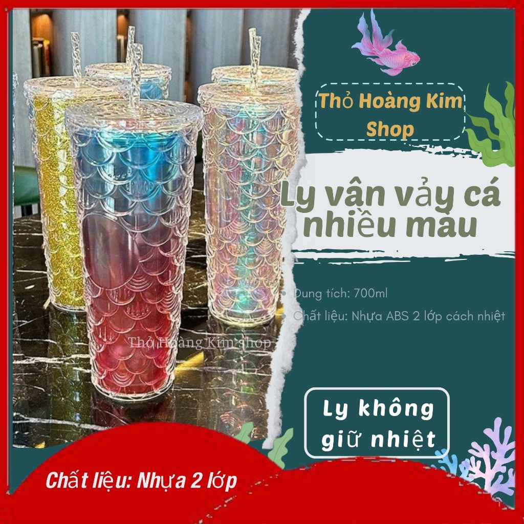 Multi-colored fish scale cups, Diamond cups, 2-layer plastic cups with ...