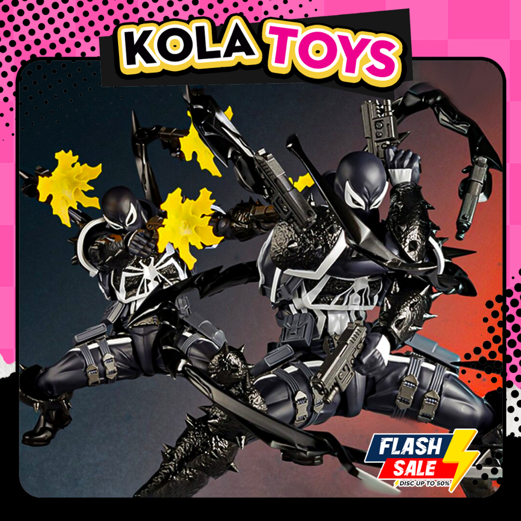 [New Model 2025] Agent Venom Carnage marvel revotech model toy with ...