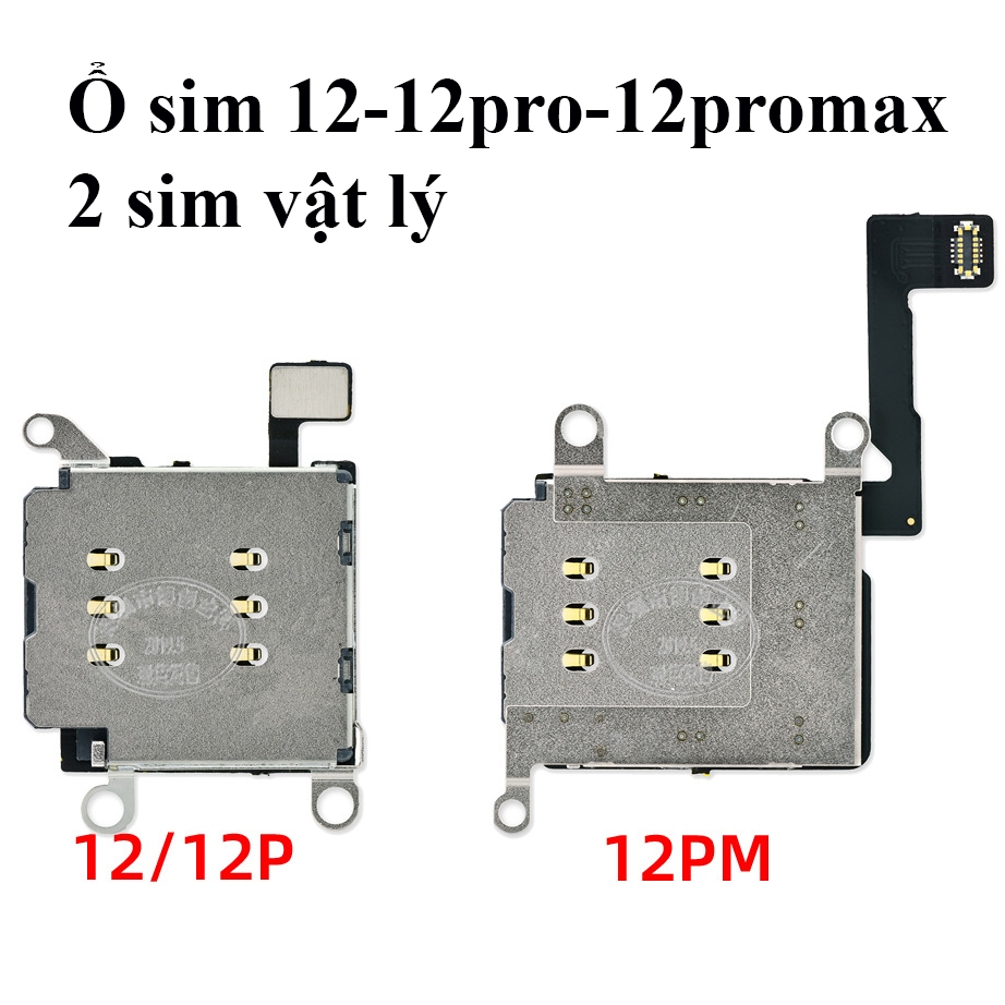 Sim drive for models 12 - 12 Pro – 12 Pro Max (2 physical sims ...