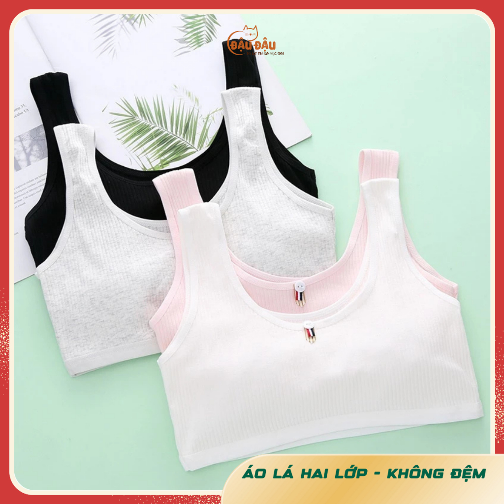 Bras for elementary and middle school students, no padding, soft and ...