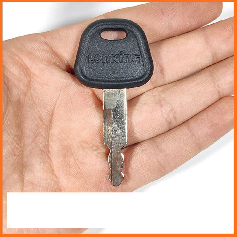 Lonking excavator key blank, high quality plastic, brass key blade (1 ...