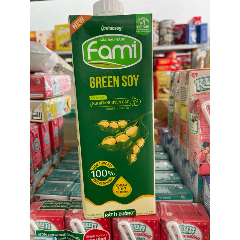 1 box of 1 liter fami milk (very low in sugar) | Shopee Singapore