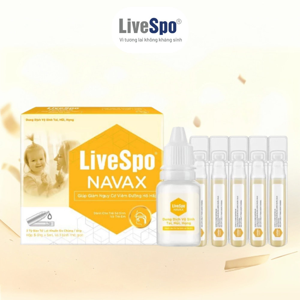 LiveSpo Navax Newborn (5 Tubes) Nose and Throat Drops for Children 0–2 ...