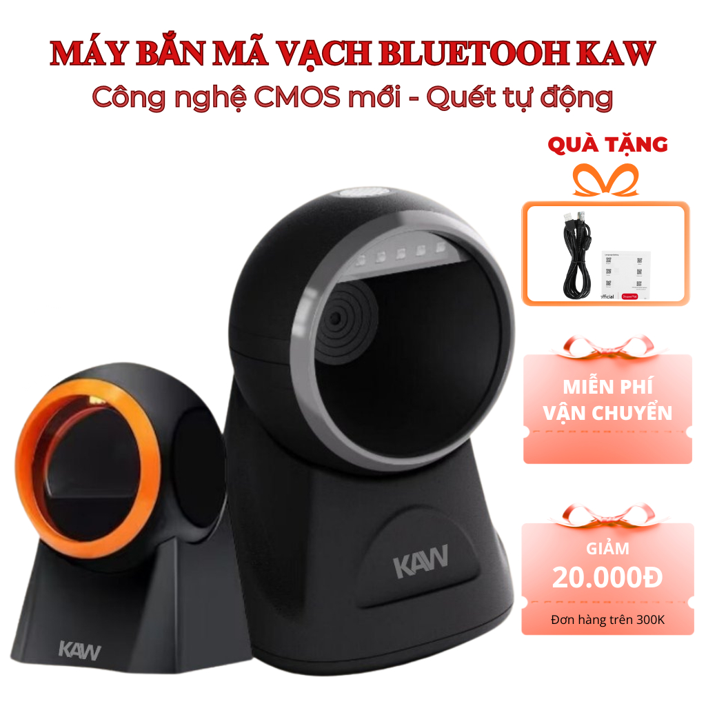 KAW Cmos Pro Desktop multi-beam barcode scanner, Scan QR Code to ...