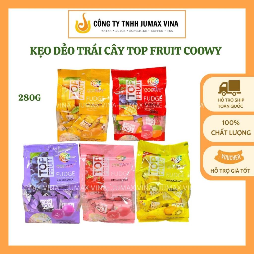 [HSD 2026] Top Fruit COOWY Fruit gummy candy 280g: mango coowy and all ...