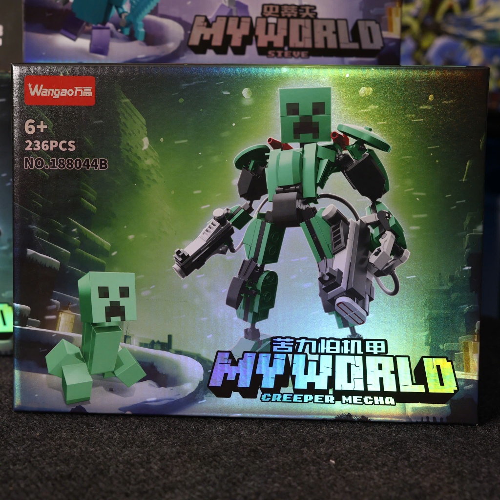 [Super HOT 2025 6+] Mech CREEPER MECHA mine craft assembly toys ...