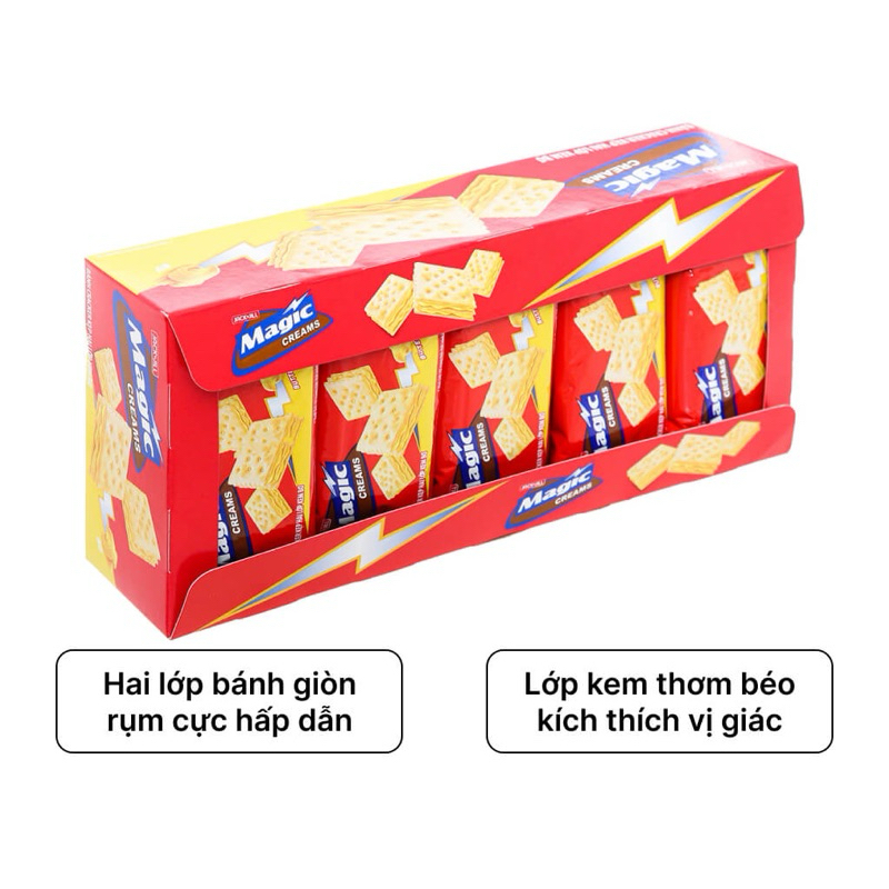 2-layer butter cream and magic chocolate crackers 300g box | Shopee ...