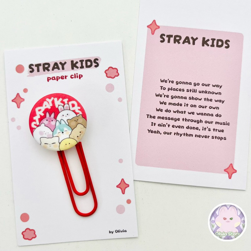 [UNOFF] Stray Kids - Paper pins, skzoo drawing bookmarks | Shopee Singapore