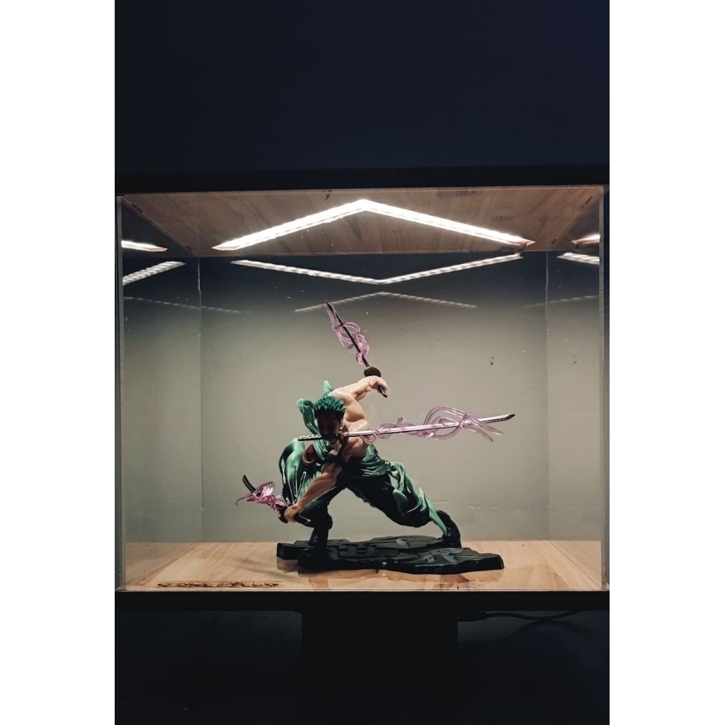 OnePiece Model - ZORO Model Combo and One Piece Logo Engraved Led ...