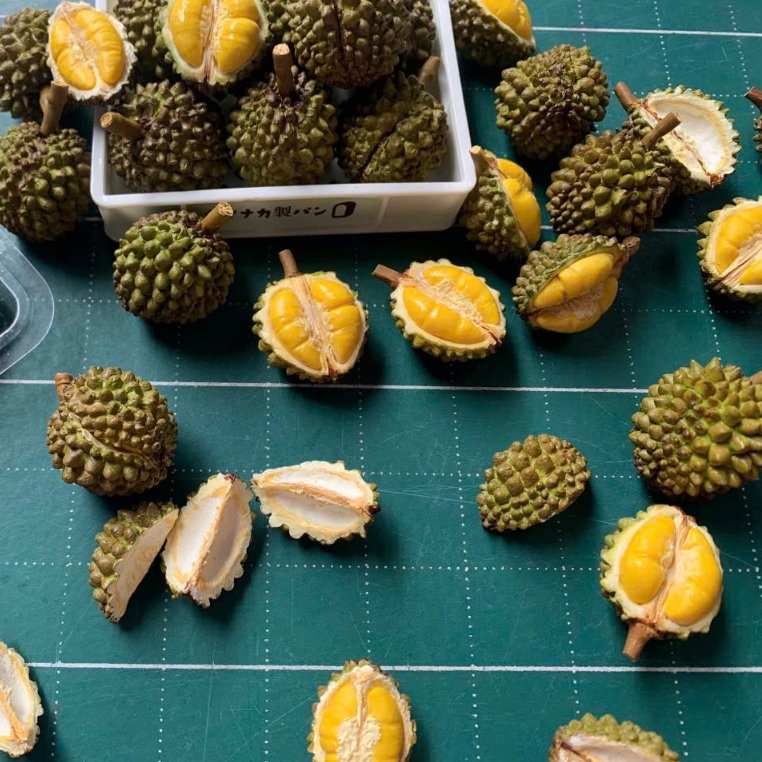 Mini Durian model made from Thai clay | Shopee Singapore