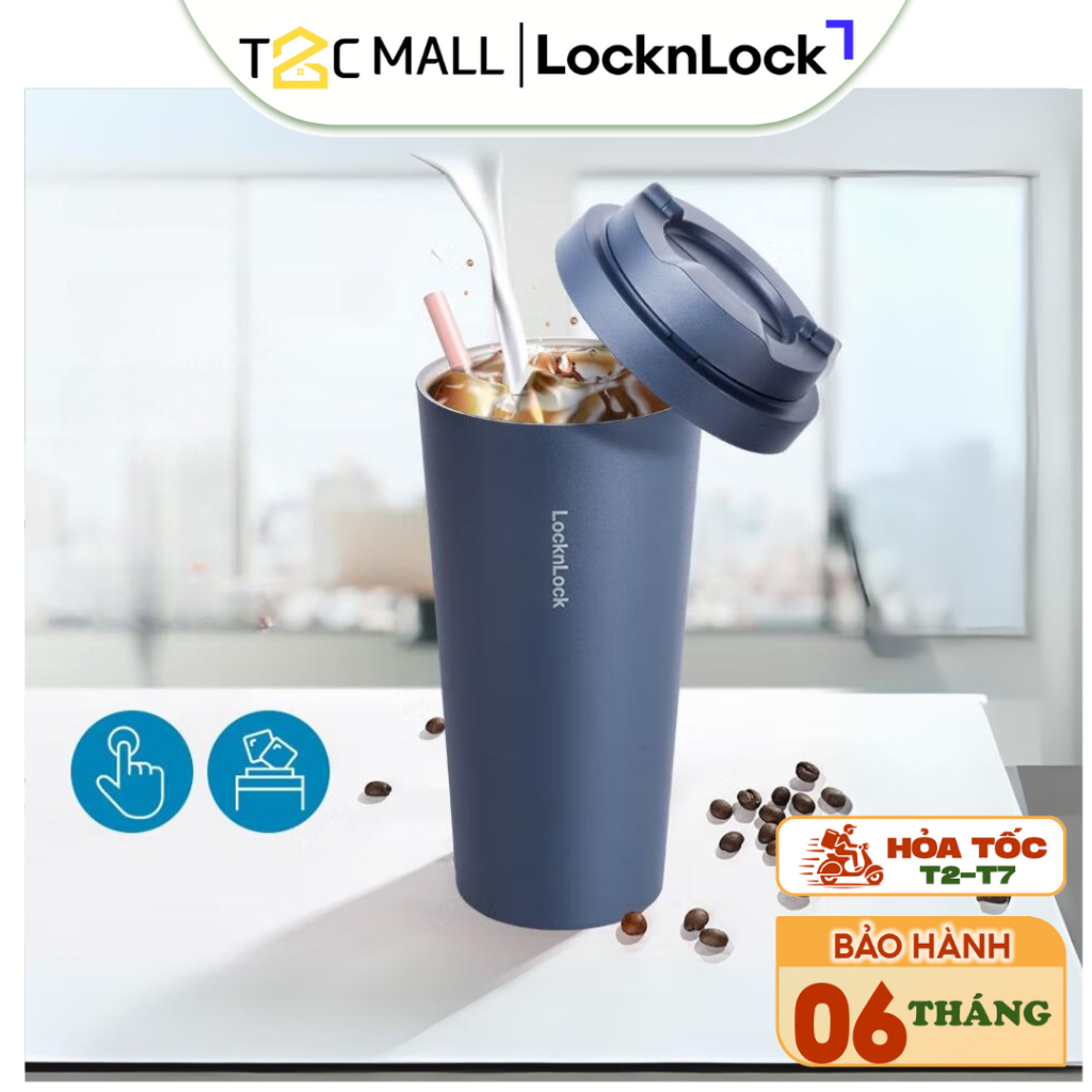 LocknLock Thermal Cup 550ml Genuine Premium Thermos Bottle One-Touch ...