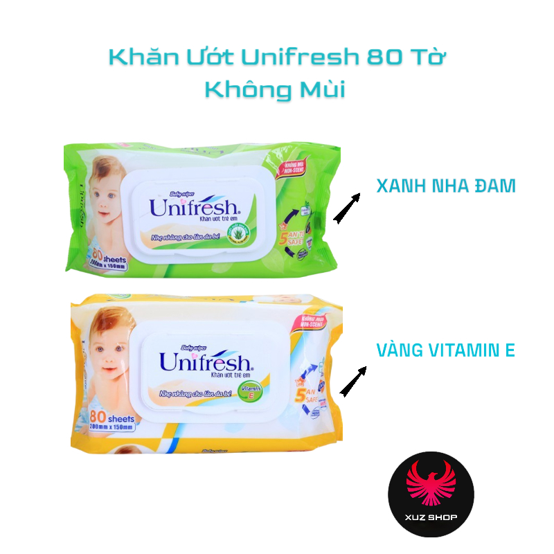 Unifresh Wet Wipes 80 Sheets Unscented – Gentle Vitamin E | Shopee ...